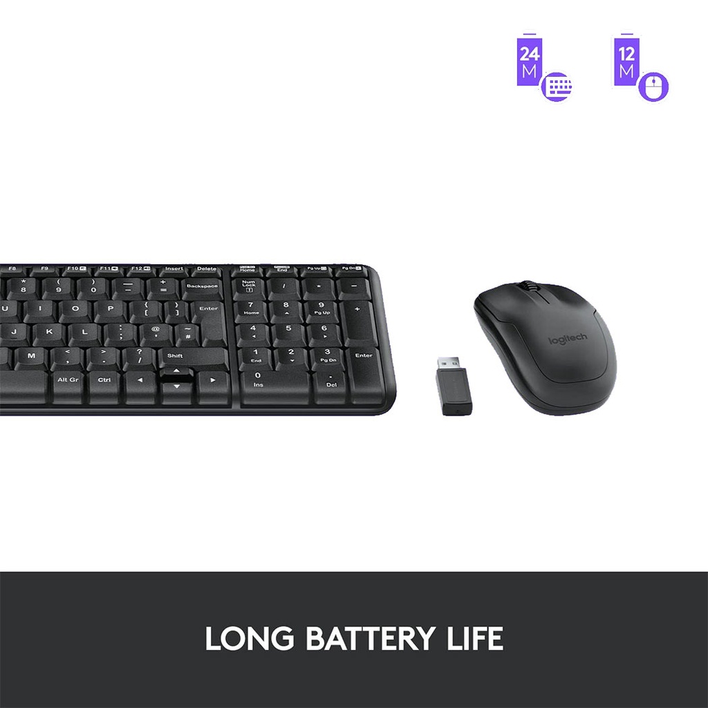 Logitech Mk220 Wireless Keyboard And Mouse Combo | Gear Studio | PC Gaming Accessories | Cambodia